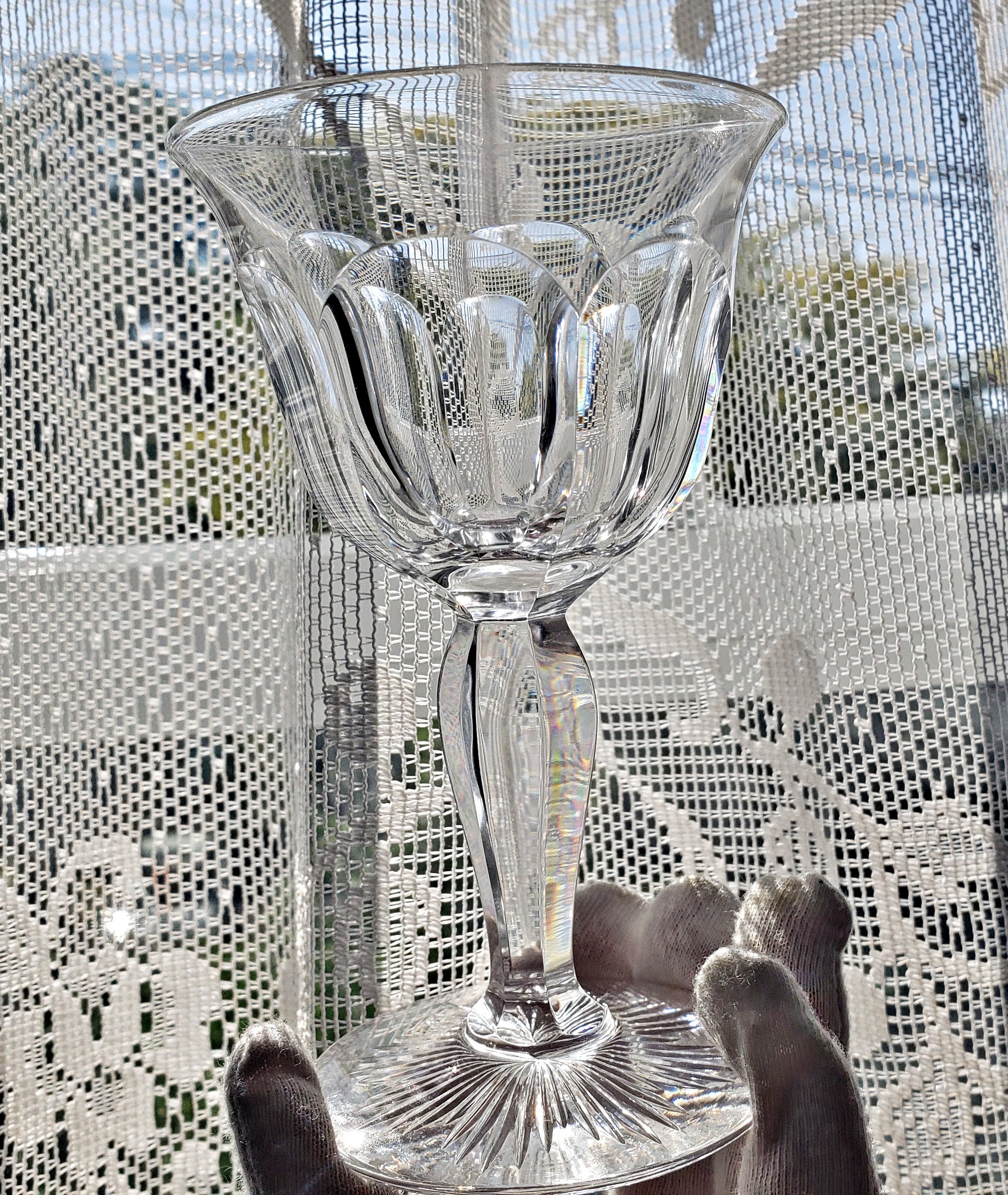 Antique DORFLINGER Flute Pattern or SINCLAIRE SIN3 Pattern, Crystal ...