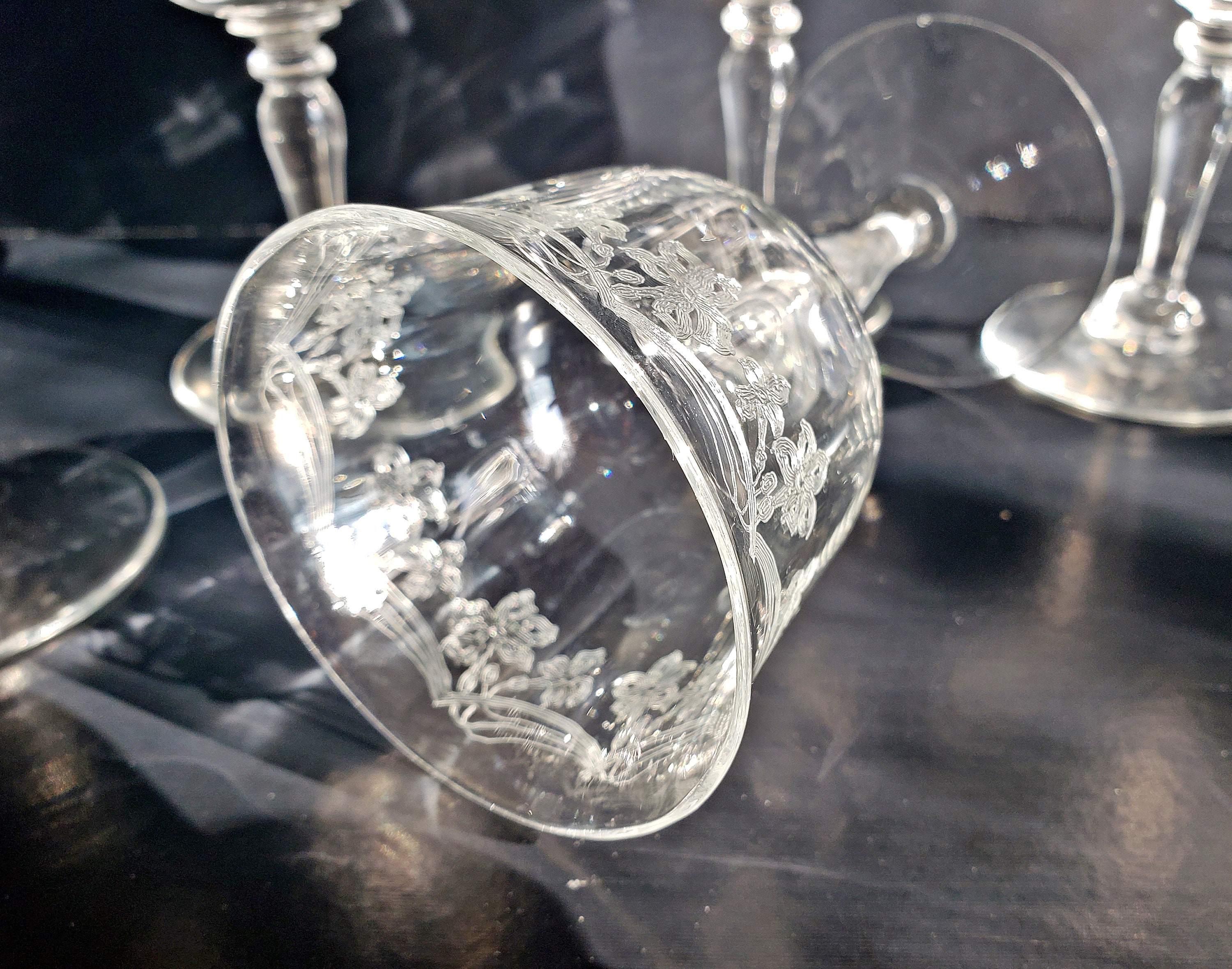 TIFFIN-FRANCISCAN Cordial Glasses Set of 6 TIF84 Pattern - Etsy