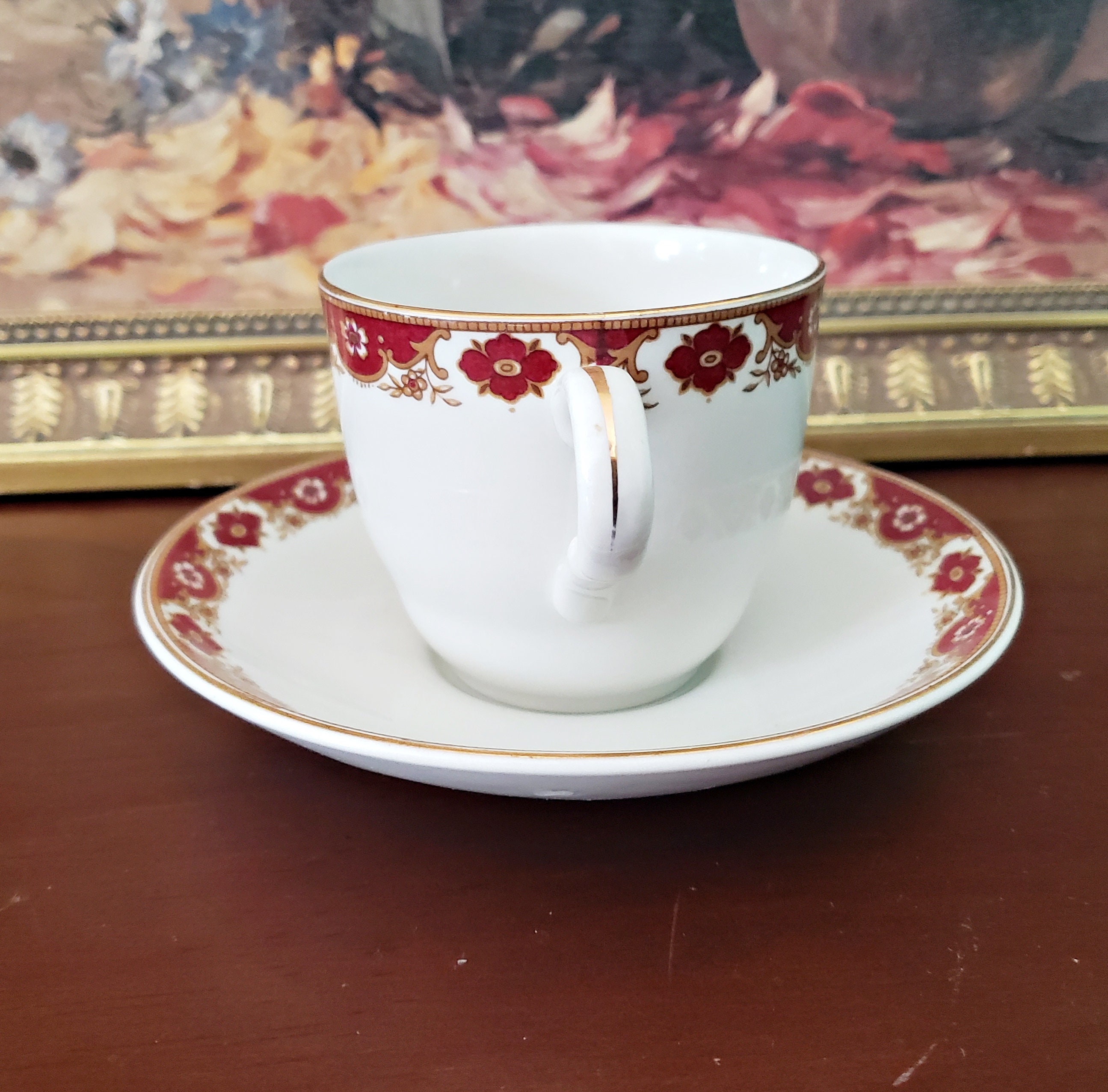 Vintage Collectible Teacup and Saucer by MADDOCK Pottery, Ltd, English ...