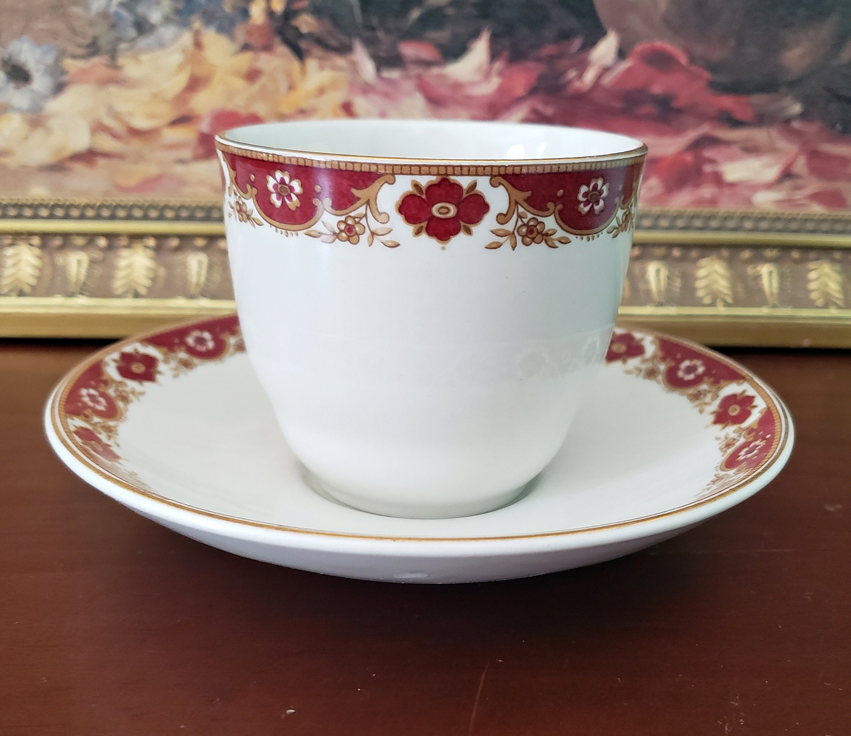 Vintage Collectible Teacup and Saucer by MADDOCK Pottery, Ltd, English ...