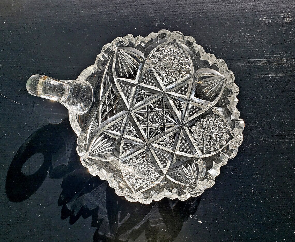 ABP NAPPY American Brilliant Period Crystal Cut Glass by Ohio - Etsy