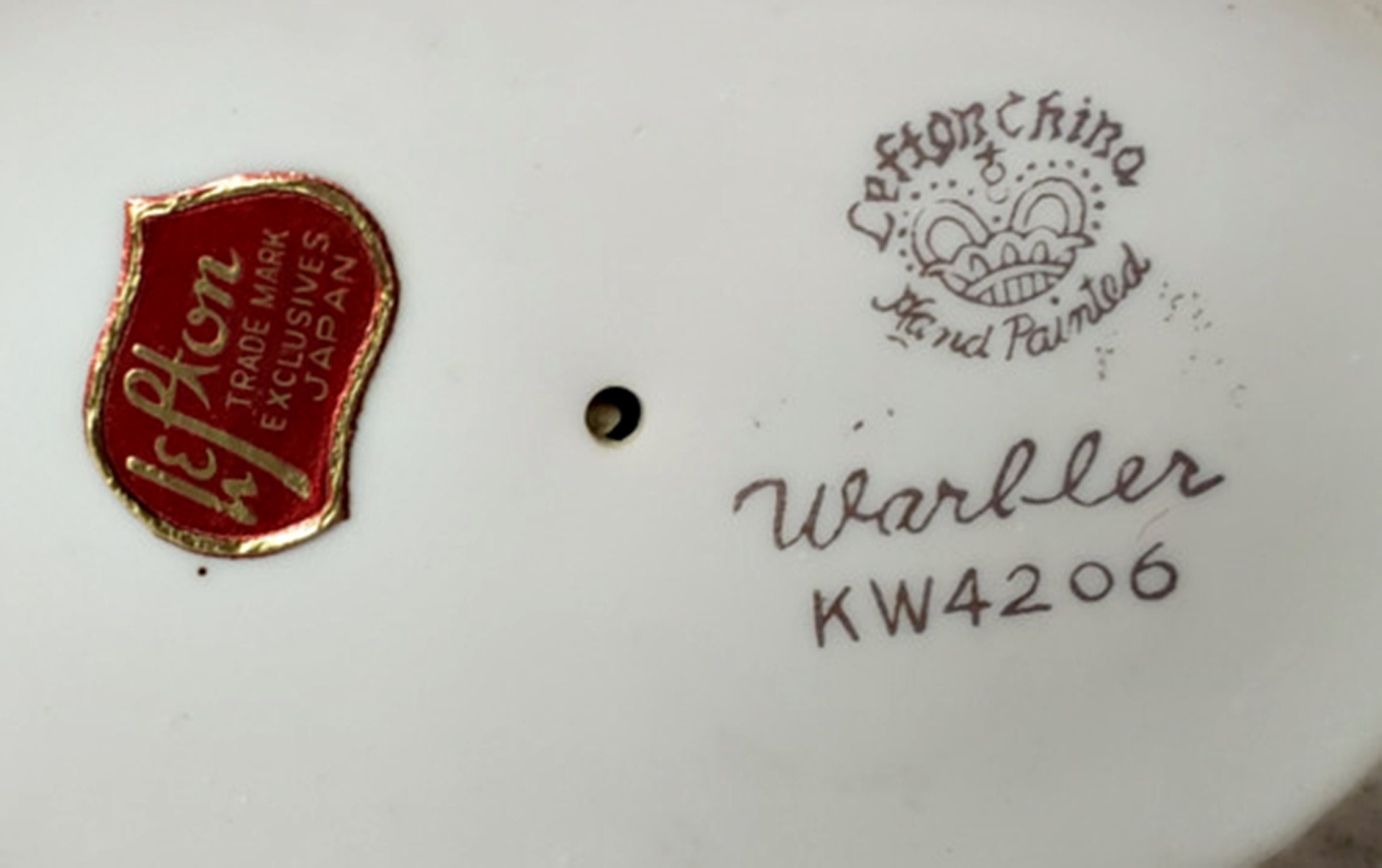 LEFTON WARBLER BIRD Bisque Porcelain Figurine Made in Japan - Etsy