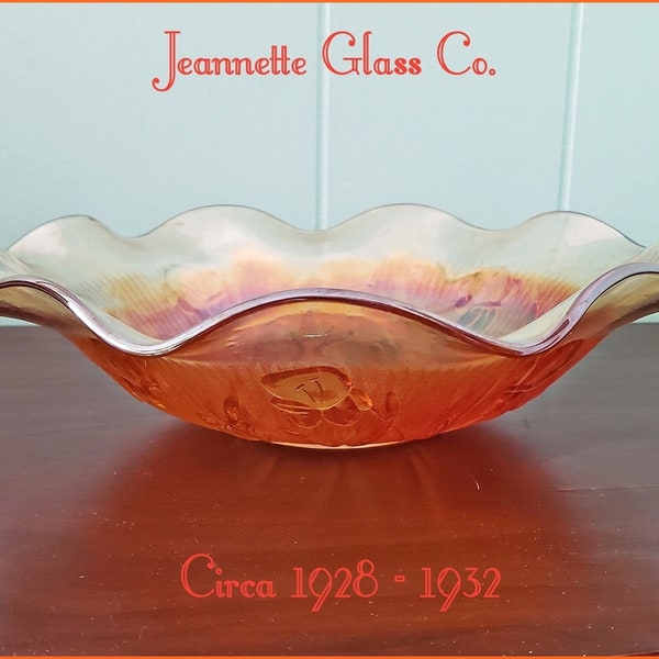 Iris Pattern Depression Glass - Etsy