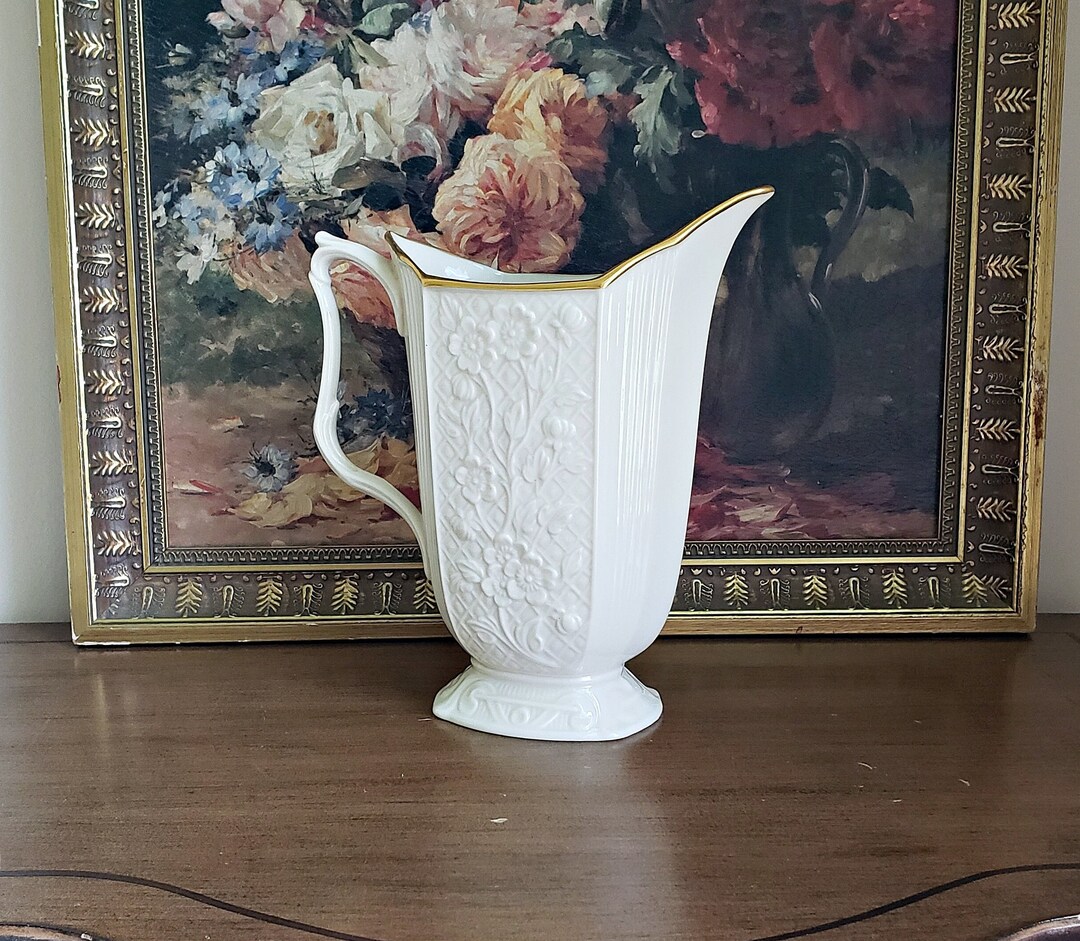 LENOX Pitcher, CAROLINA Collection, Flower Vase, Home Decoration Accent ...