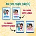 Now and Then Speech Therapy Flashcards for Speech Delay Autism Learning ...