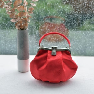 Half Moon Handbag for Hanbok Dress Hanbok Fabric Purse Bag for Woman ...