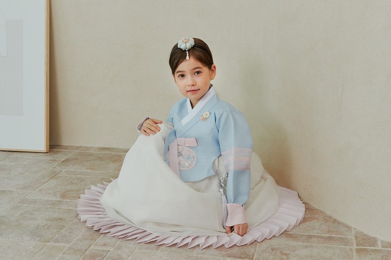 Girl's Hanbok for First Birthday Dohl Celebration | Etsy