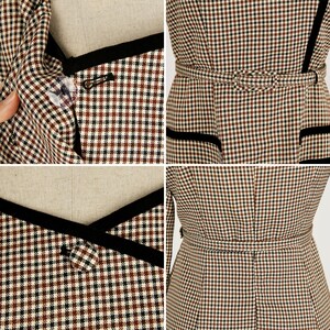 Checkered Plus Size Formal Flared Dress Korean Style Wedding - Etsy