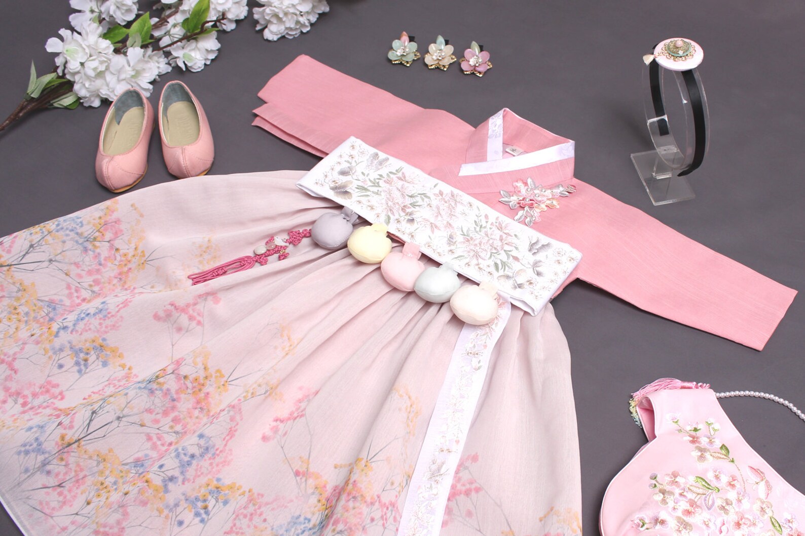 Girl's Hanbok for First Birthday Dol And 100 Days | Etsy