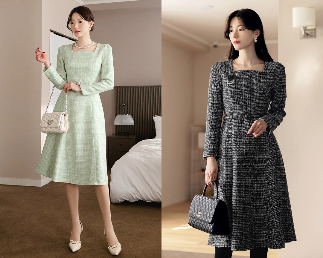 Elegant Formal Party Dress Korean Style Wedding Guest Dress CLD0412 - Etsy