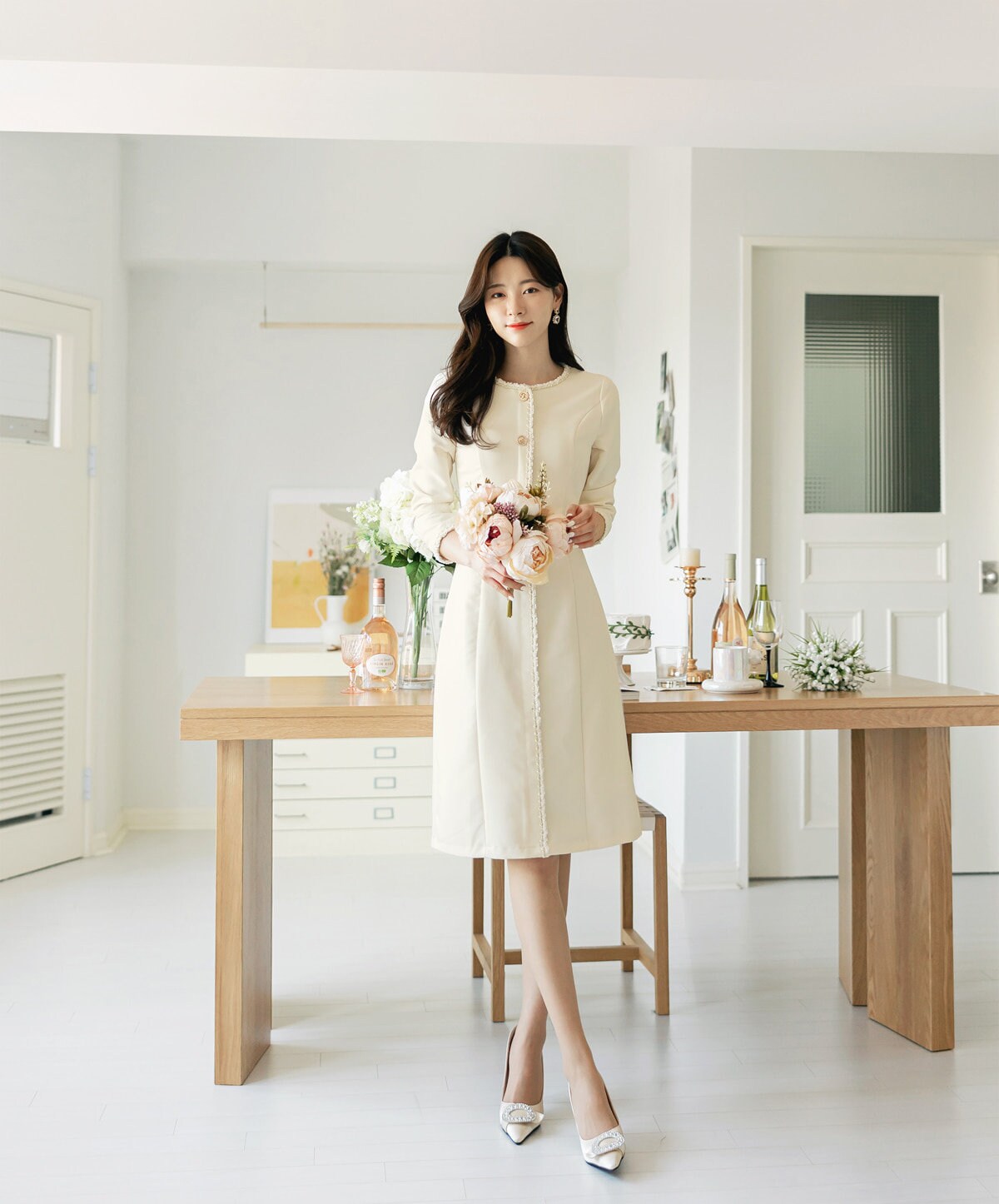 Cream Color Dresses