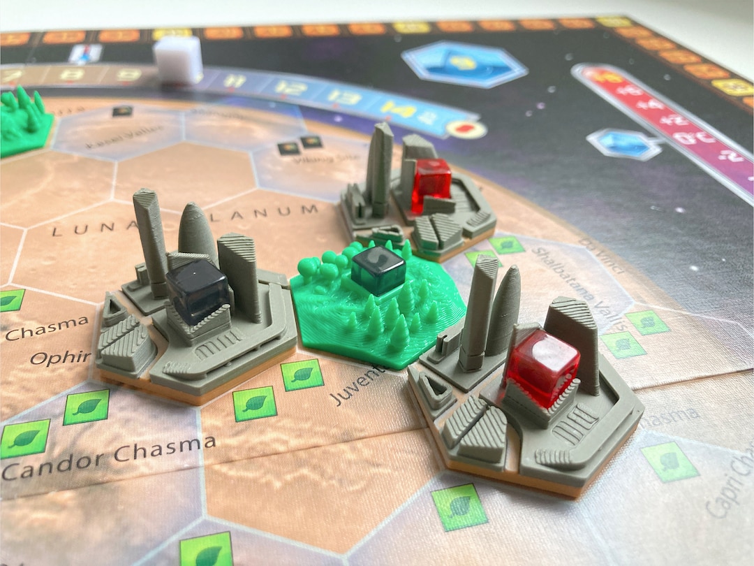City Tiles for Terraforming Mars - Etsy