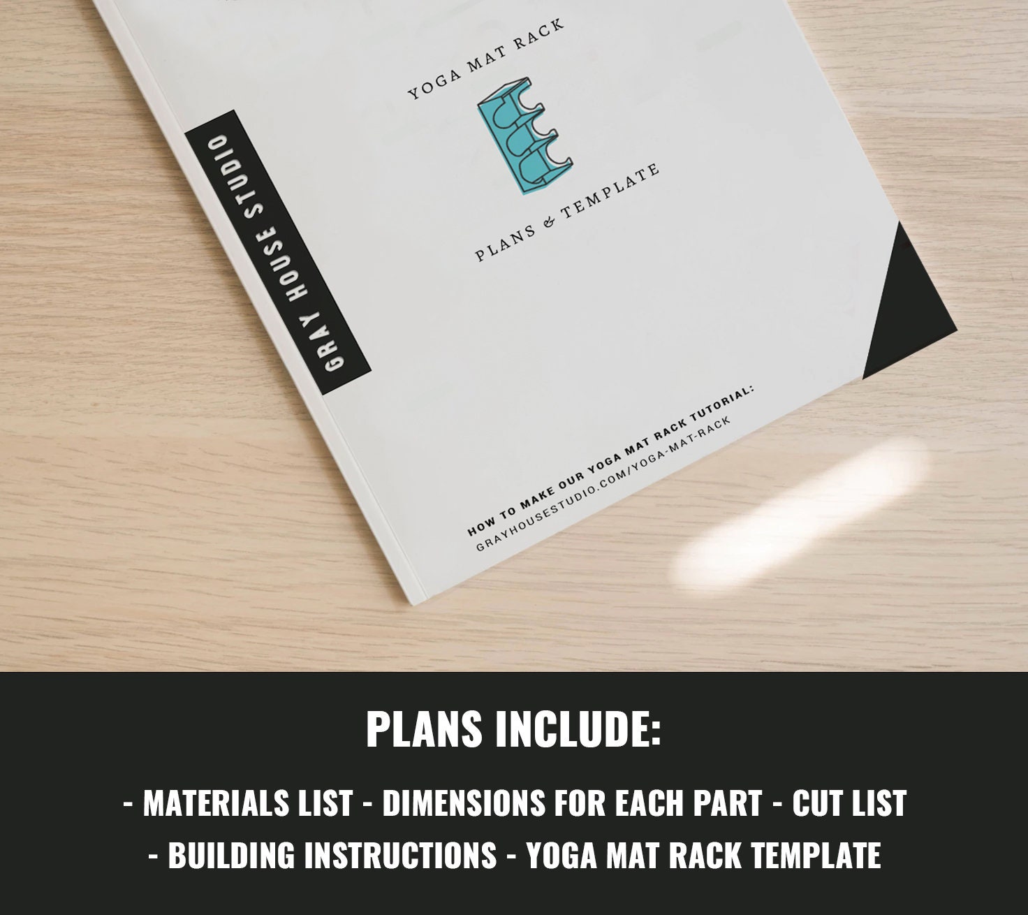 PLANS Yoga Mat Rack Woodworking Plans Make Your Own - Etsy