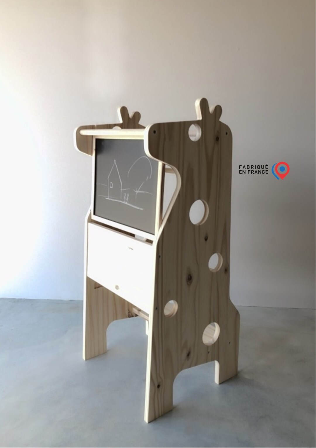 Animal Observation Tower Giraffe Design and Montessori Child Learning ...