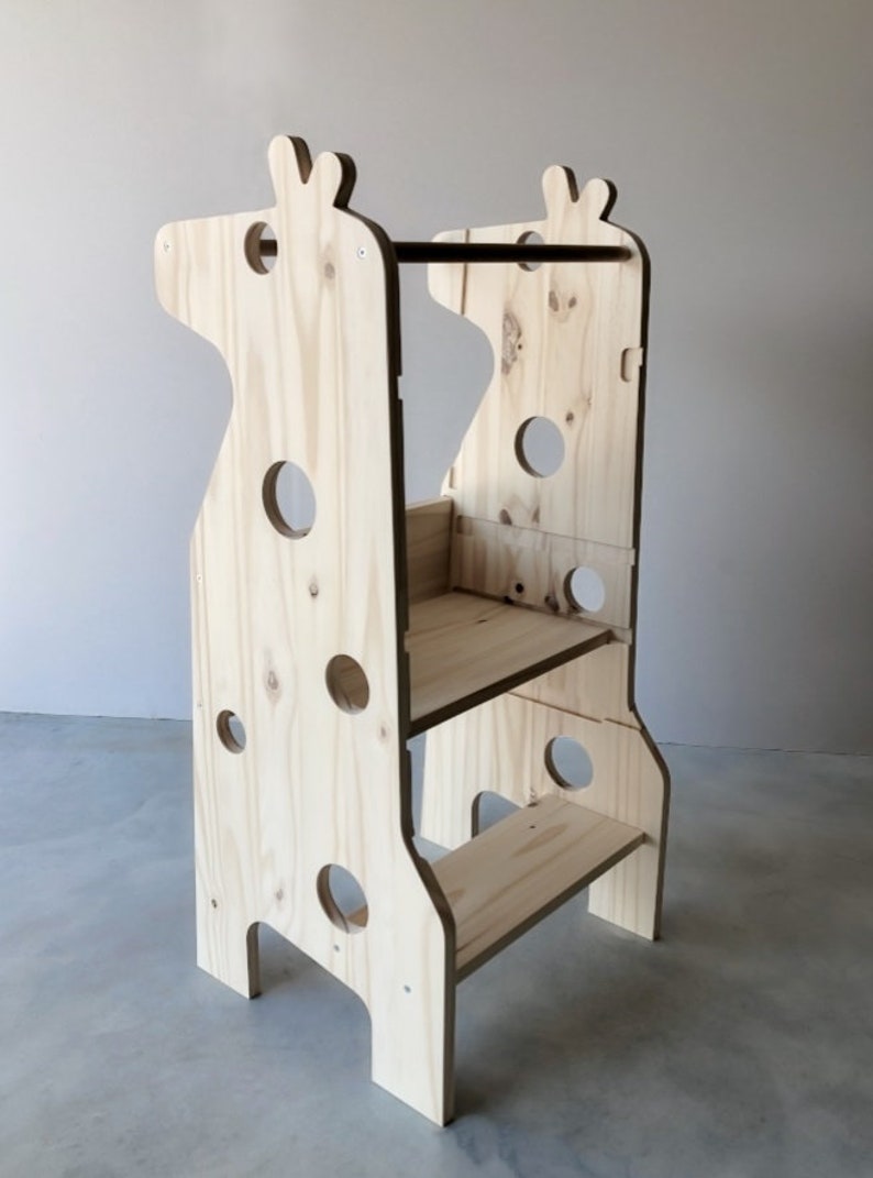 Animal Observation Tower Giraffe Design and Montessori Child Learning ...