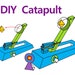 Catapult Paper Catapult Trebuchet DIY Catapult 3D | Etsy