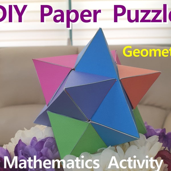 DIY 3D Paper Periodic Table of Elements Model,chemical Activity ...