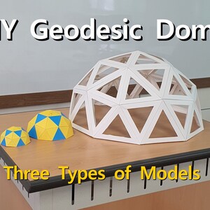 DIY 3D Paper Geodesic Dome, Mathematics Activity, Dome Model ...
