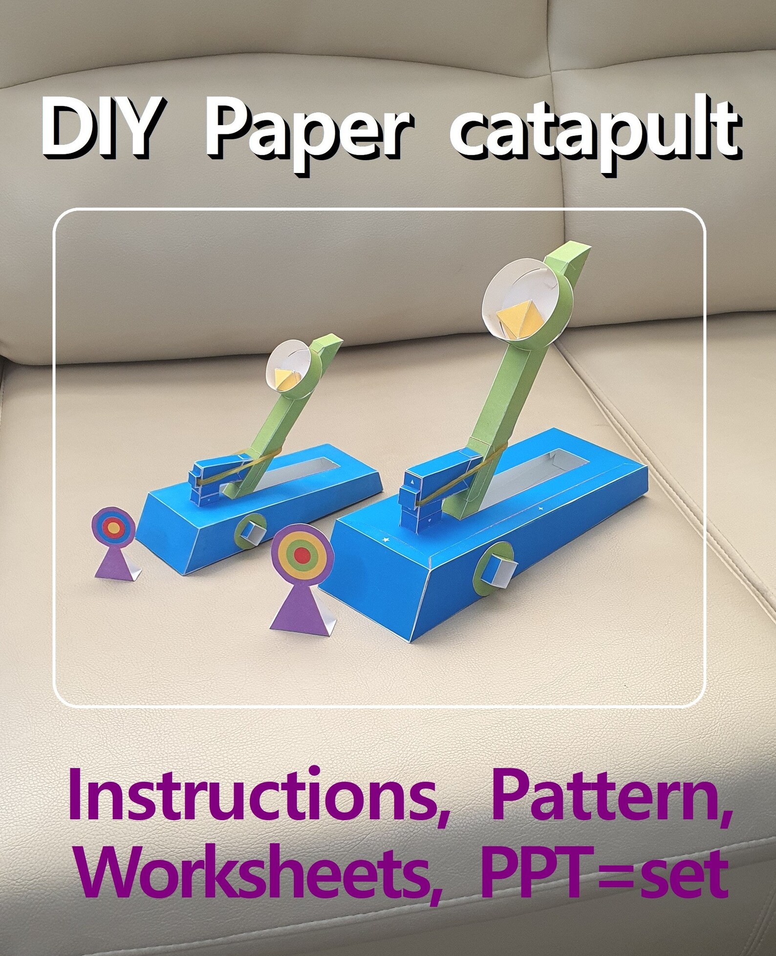 Catapult, Paper Catapult, Trebuchet, DIY Catapult, 3D Catapult, Siege ...