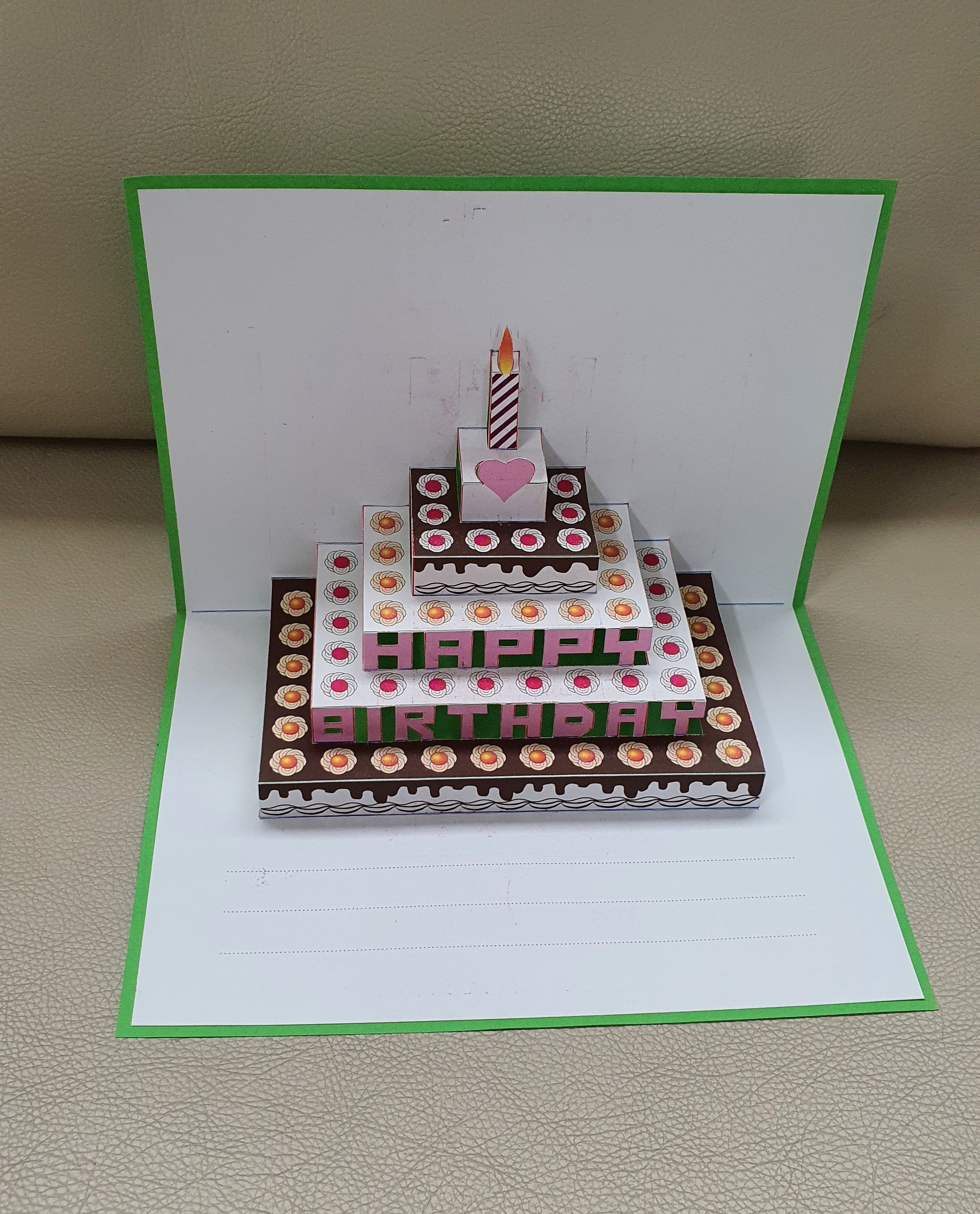 Heart Pop up Card, ×7 Prints, 15 Pages Pdf, DIY Pop up Card, 3D Pop up ...