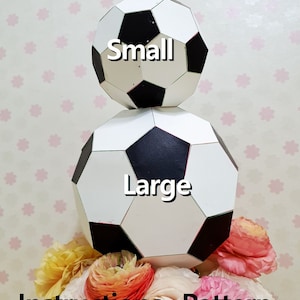 Paper Soccer Ball, Toy, Papercraft, DIY Soccer Ball, Printable Instant ...
