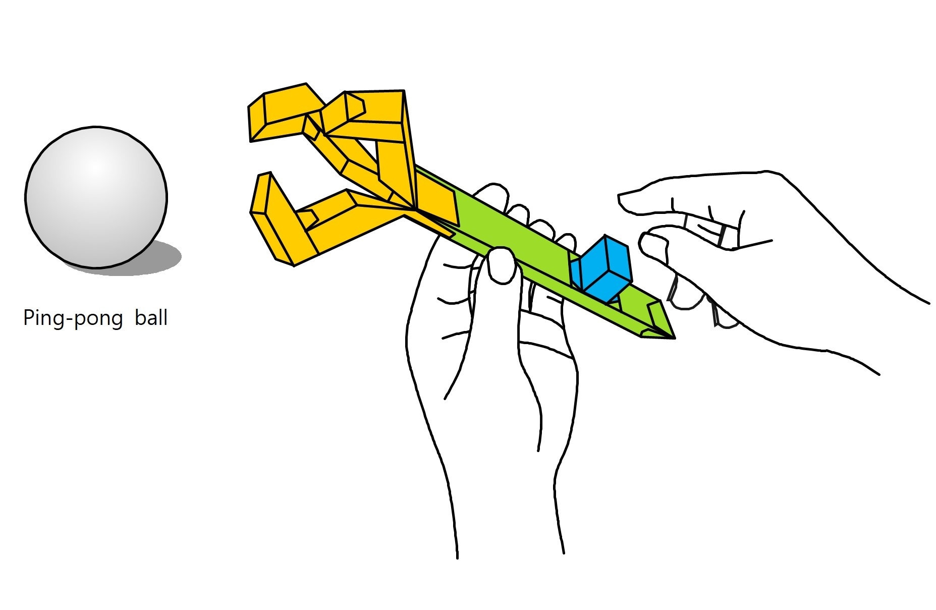 Paper Robot Arm, 3 Fingers Robot, DIY Robot Arm, 3D Robot Arm, 3D Paper ...