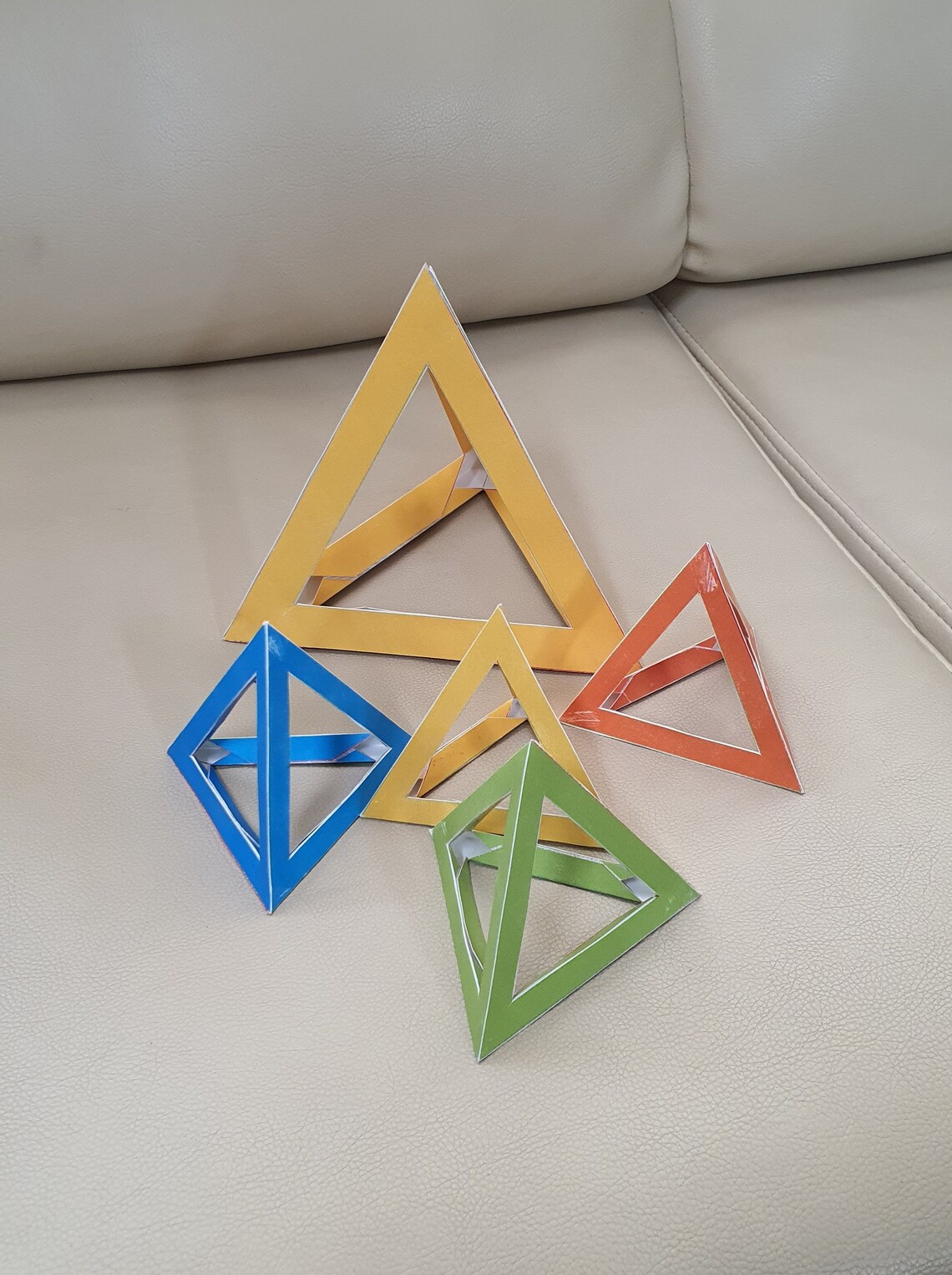 3D Sierpinski Triangle Paper Sierpinski DIY Sierpinski | Etsy