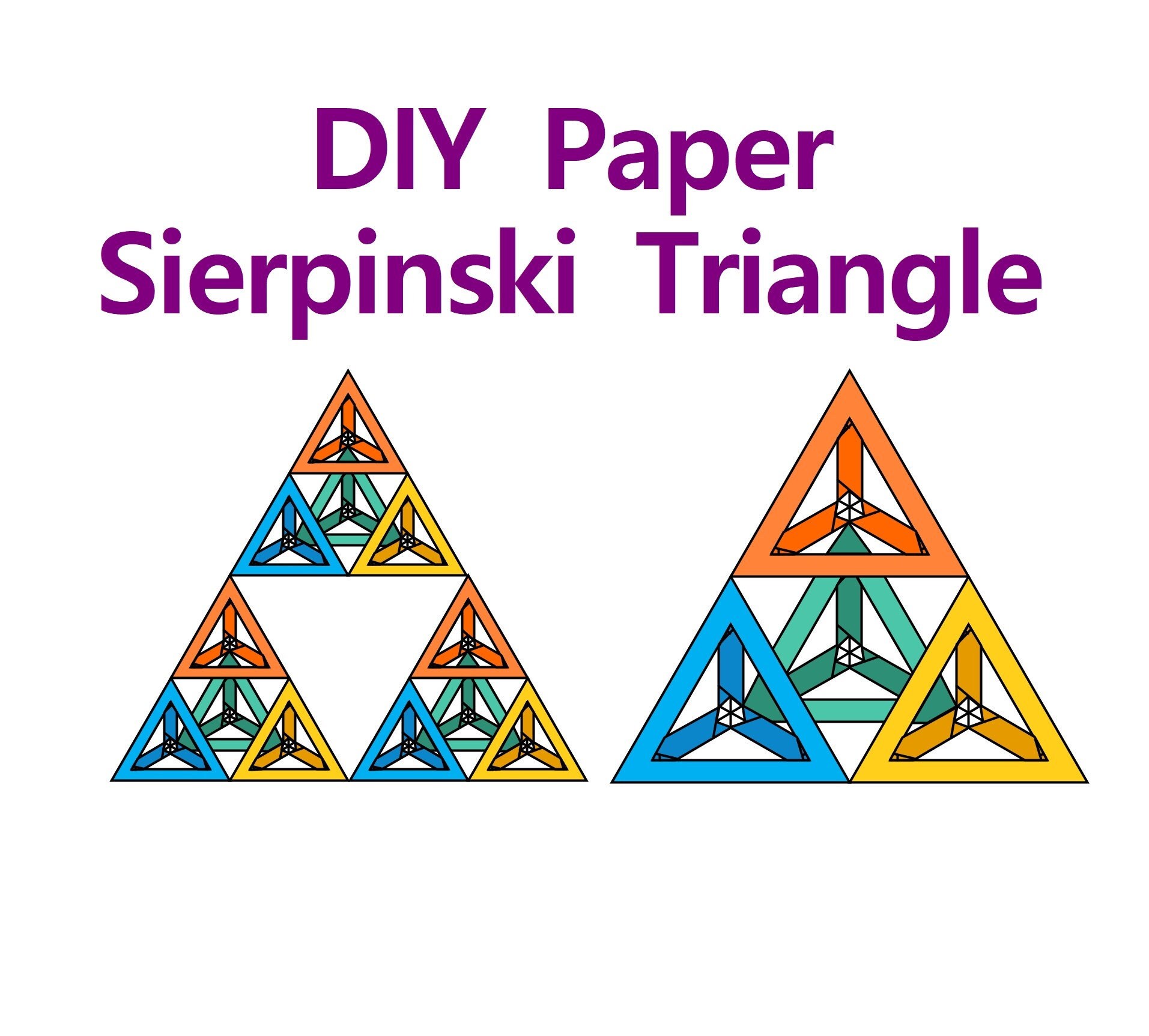 How To Make A Sierpinski Triangle 8 Steps With Pictures