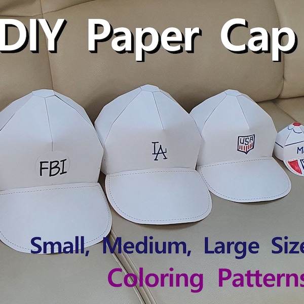 Printable Baseball Cap Pattern - Etsy