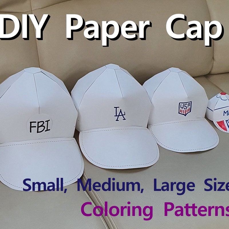 Ball Cap Paper Template - Etsy