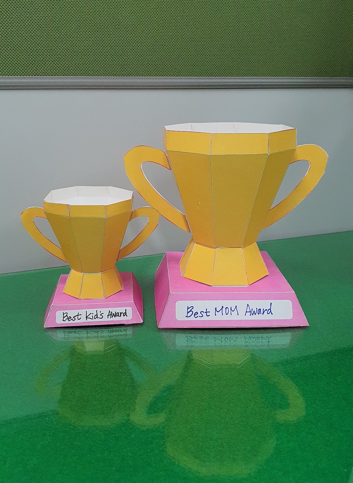3D Trophy Paper Trophy DIY Trophy Paper Craft Printable - Etsy Canada