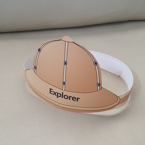 Paper Job Hat Series A, X6 Hats Set, Job Headband, Job Cap, Police Cap ...