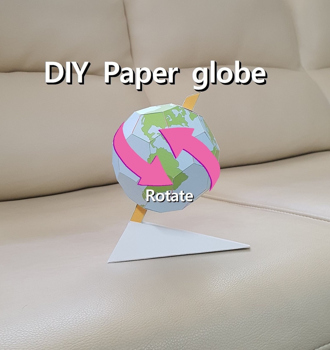 Paper Globe Gift Globe Toy Make Globe Papercraft DIY - Etsy