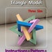 DIY 3D Orderly Tangle Triangle, Mathematics Activity, Geometry, Polygon ...