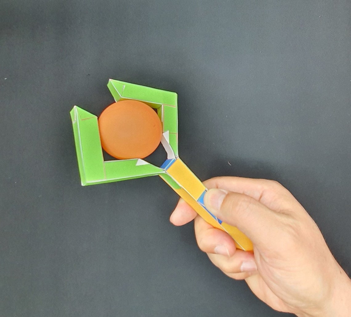 2 Fingers Robot Arm, Paper Robot Arm, DIY Robot, Paper Craft, Printable ...