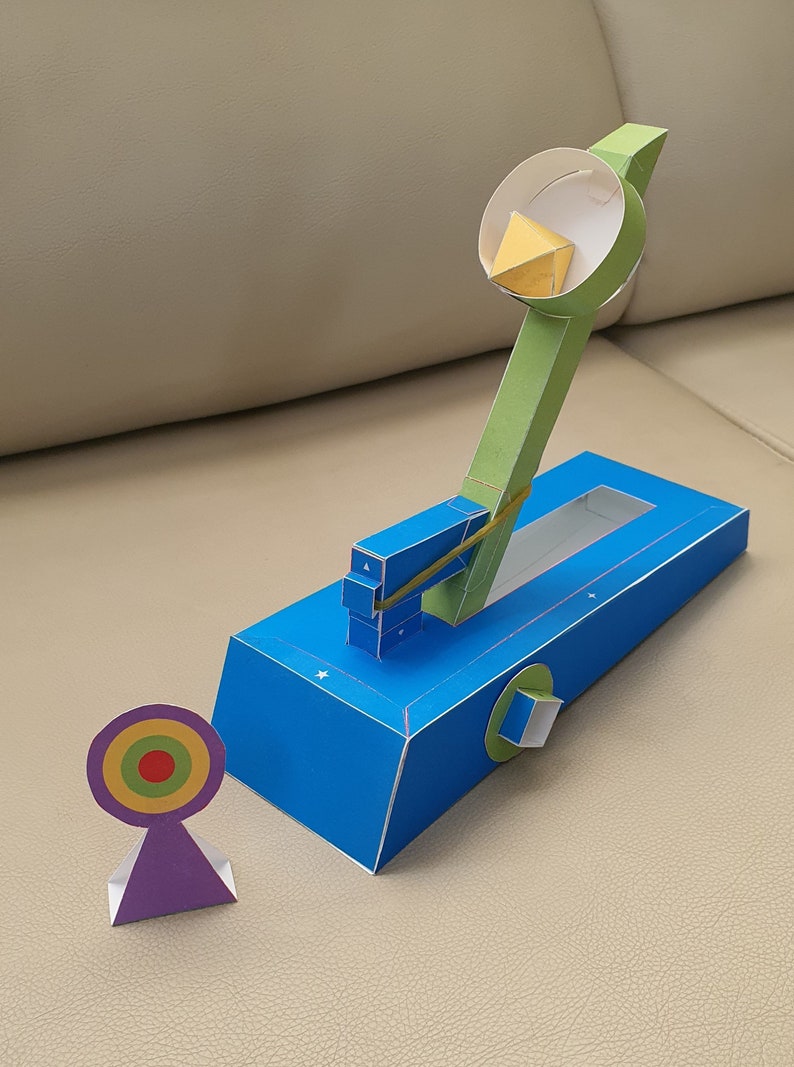Catapult, Paper Catapult, Trebuchet, DIY Catapult, 3D Catapult, Siege ...