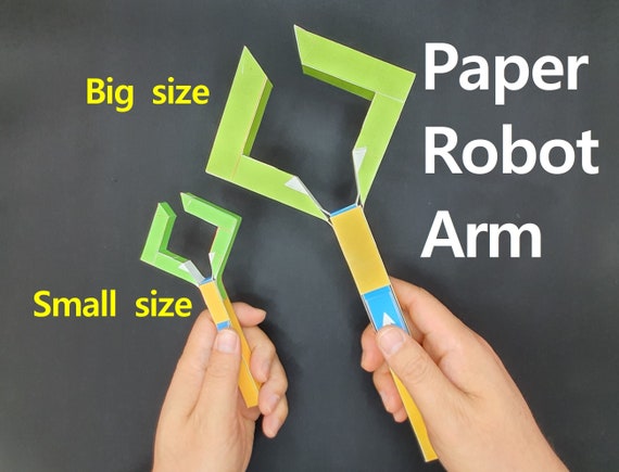 2 Fingers Robot Arm Paper Robot Arm DIY Robot Paper Craft - Etsy