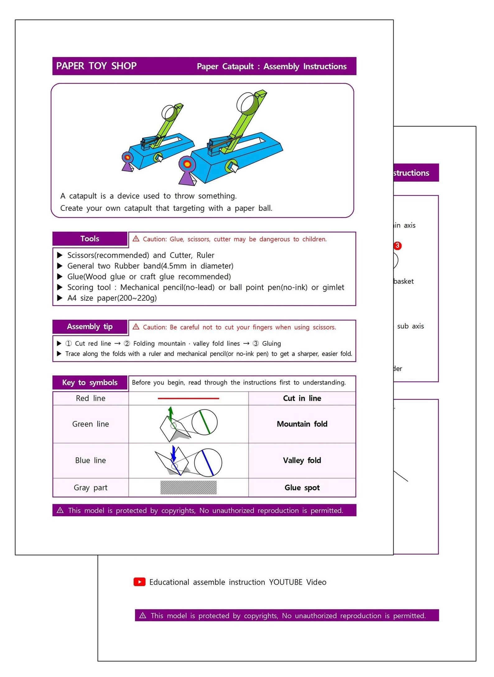 Catapult, Paper Catapult, Trebuchet, DIY Catapult, 3D Catapult, Siege ...