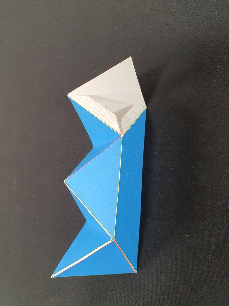 3D Paper Star Burr Puzzle Paper Craft Mobile Printable | Etsy