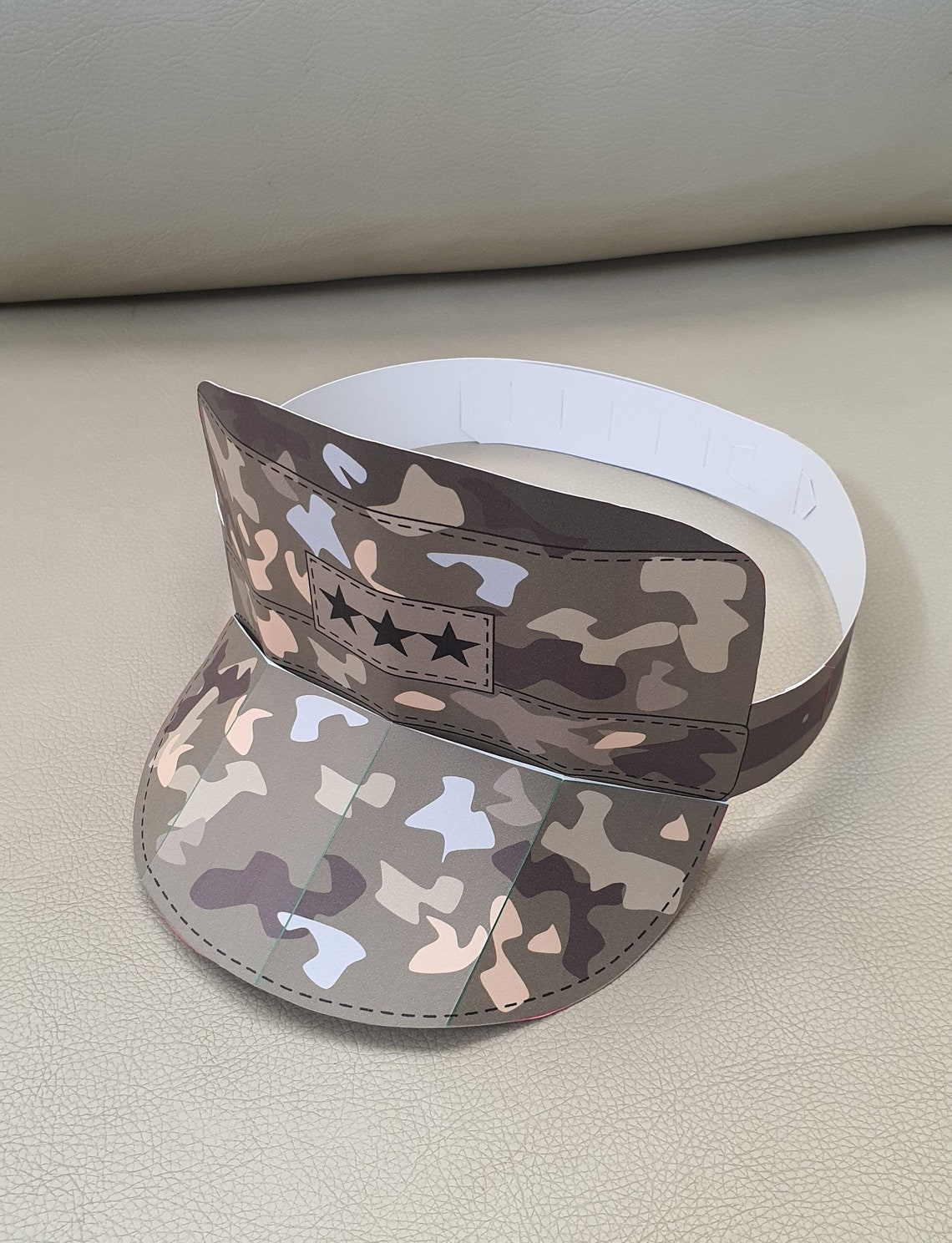 Paper Job Hat Series A, X6 Hats Set, Job Headband, Job Cap, Police Cap ...