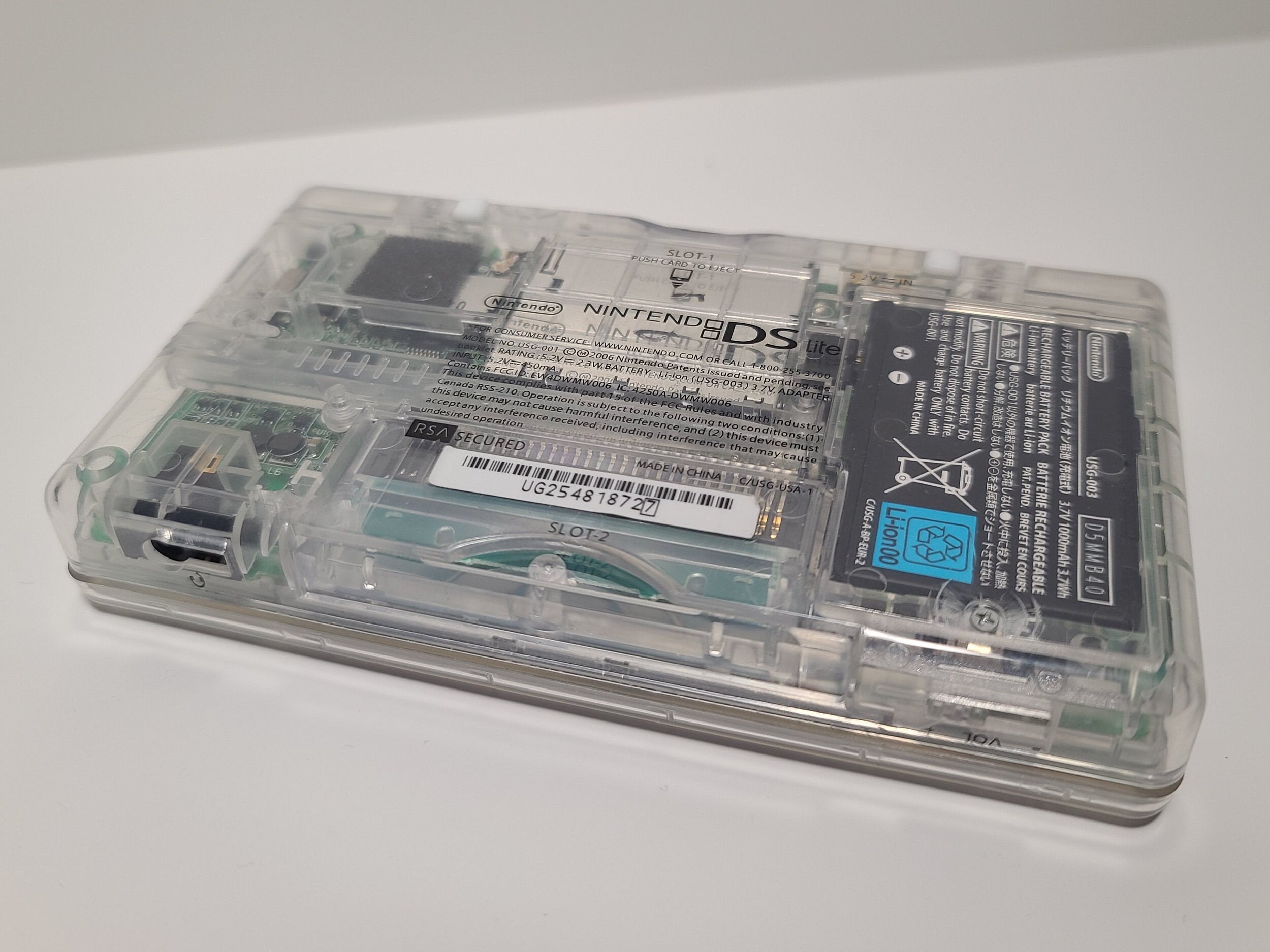 Transparent Custom Nintendo DS Lite Console Handheld Clear New | Etsy