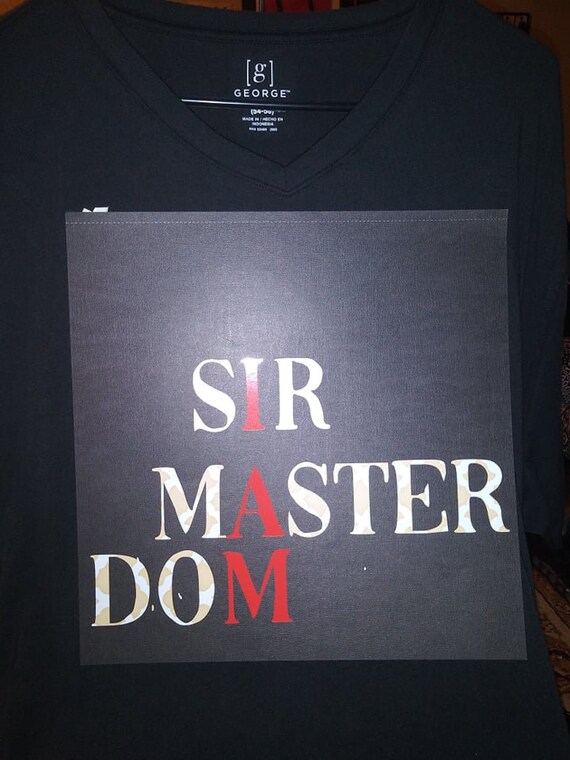 Sir-master-dom Shirt - Etsy