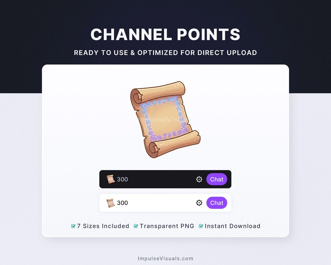 Magic Scroll Twitch Channel Points Icon | Channel Reward | Digital ...