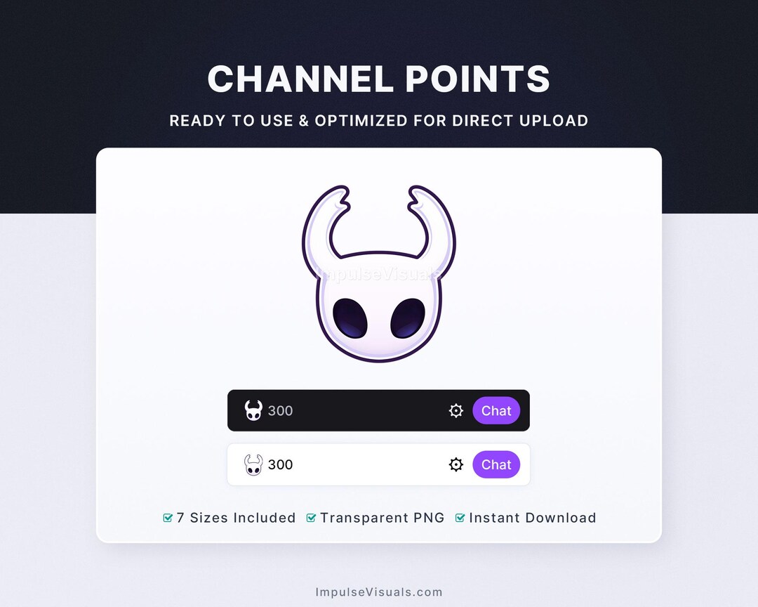 HK the Knight Twitch Channel Points Icon | Kawaii Channel Reward ...