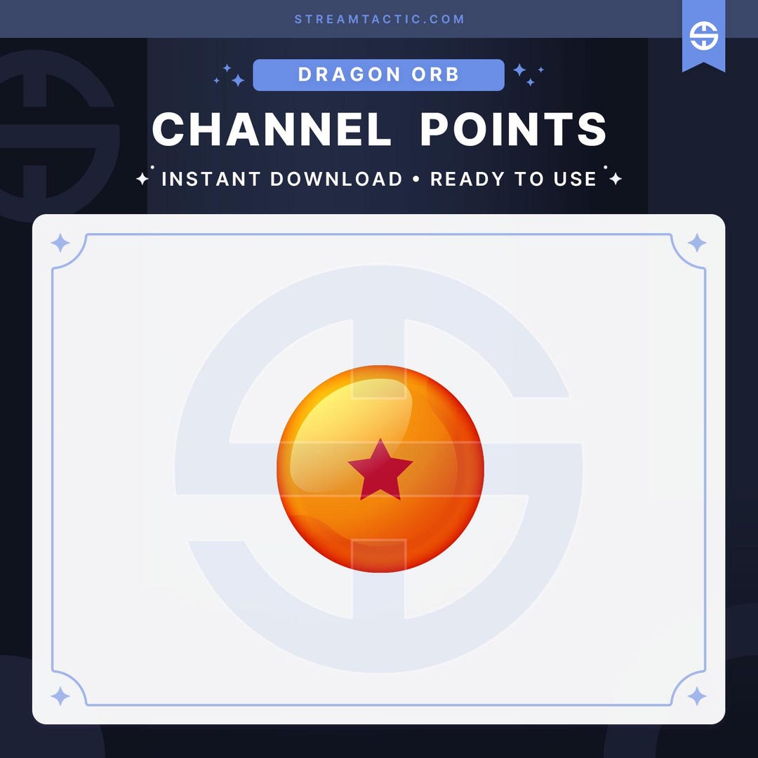 Dragon Orb Channel Points Icon | Instant Download | Twitch Stream ...