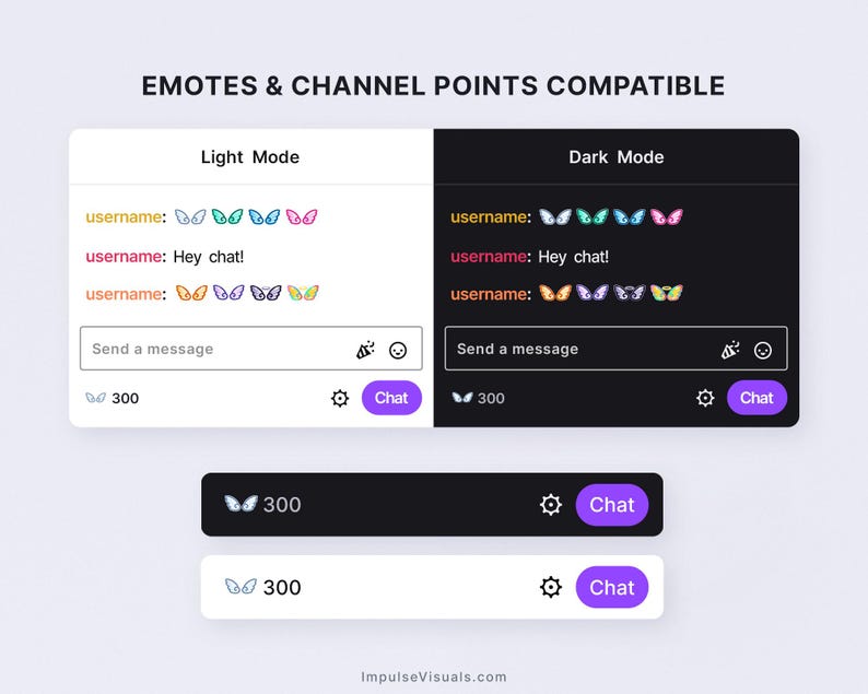 Wings Bit & Sub Badges | Twitch Subscriber Badges | Digital Download ...