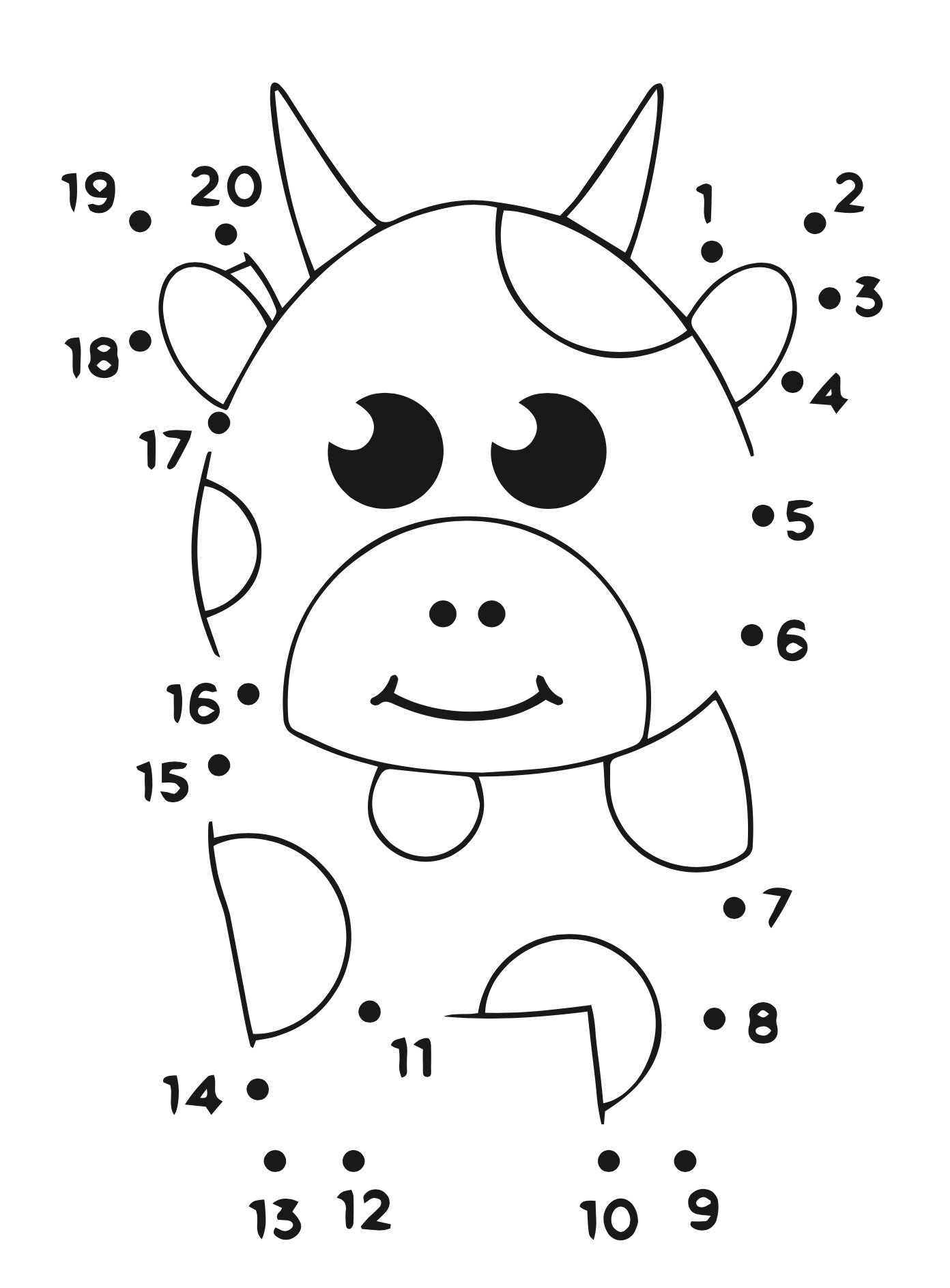 Cute Connect the Dots Crafts for Kids | Etsy