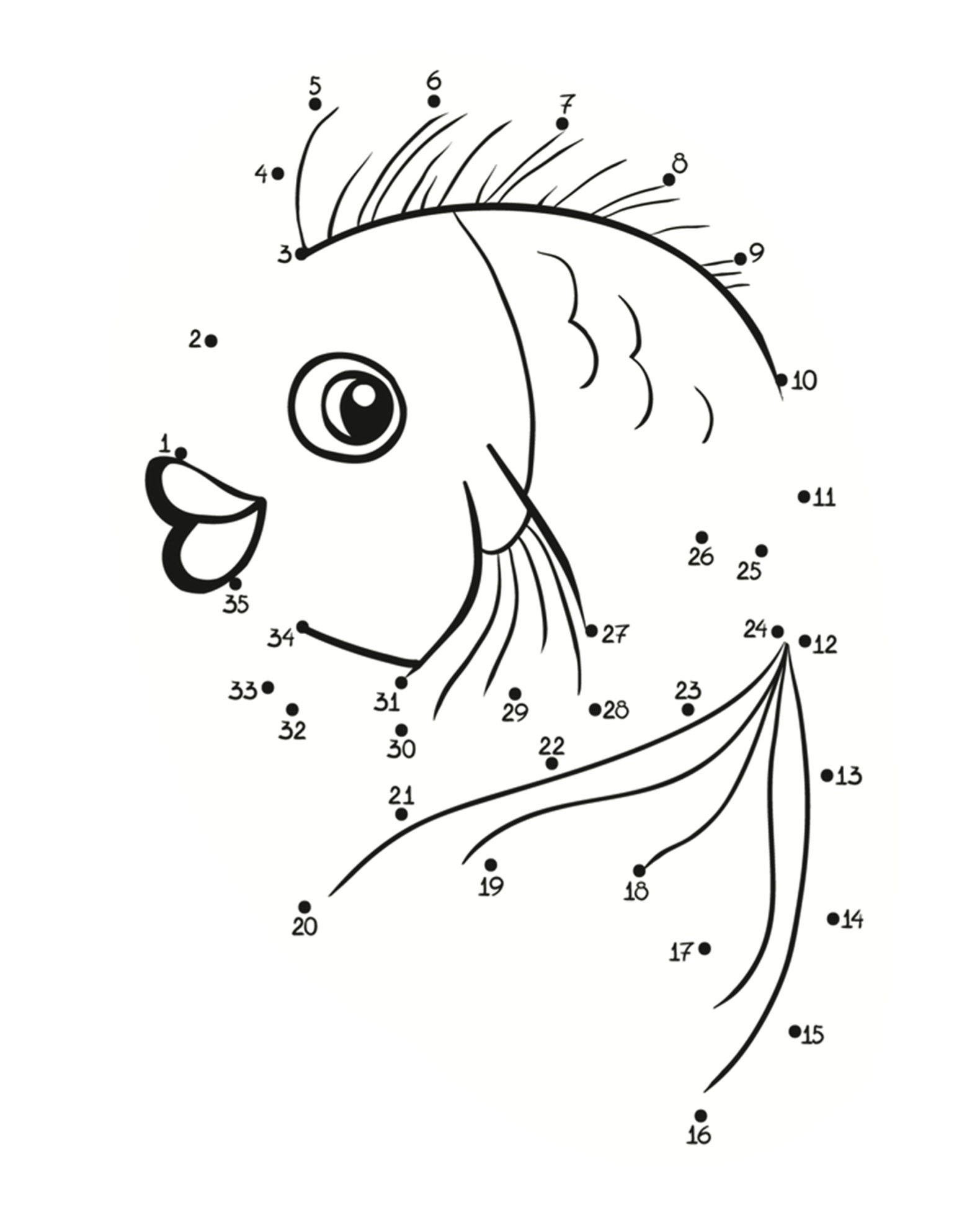 Cute Connect the Dots Crafts for Kids | Etsy