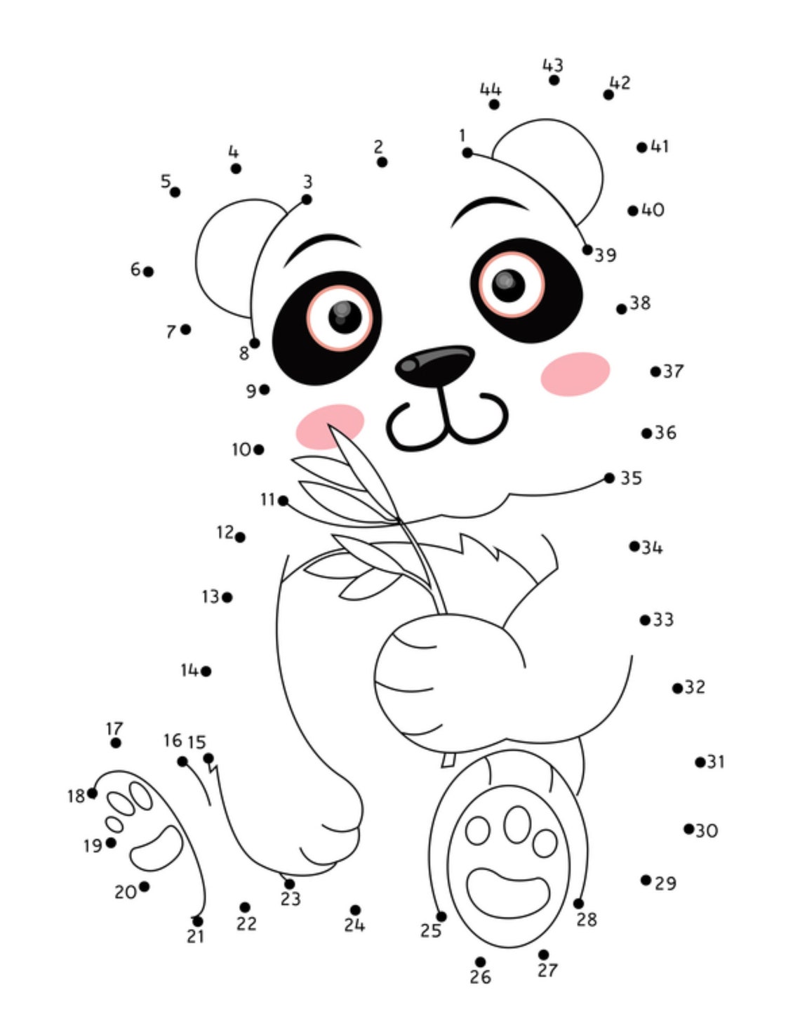 Cute Connect The Dots Crafts For Kids B7C