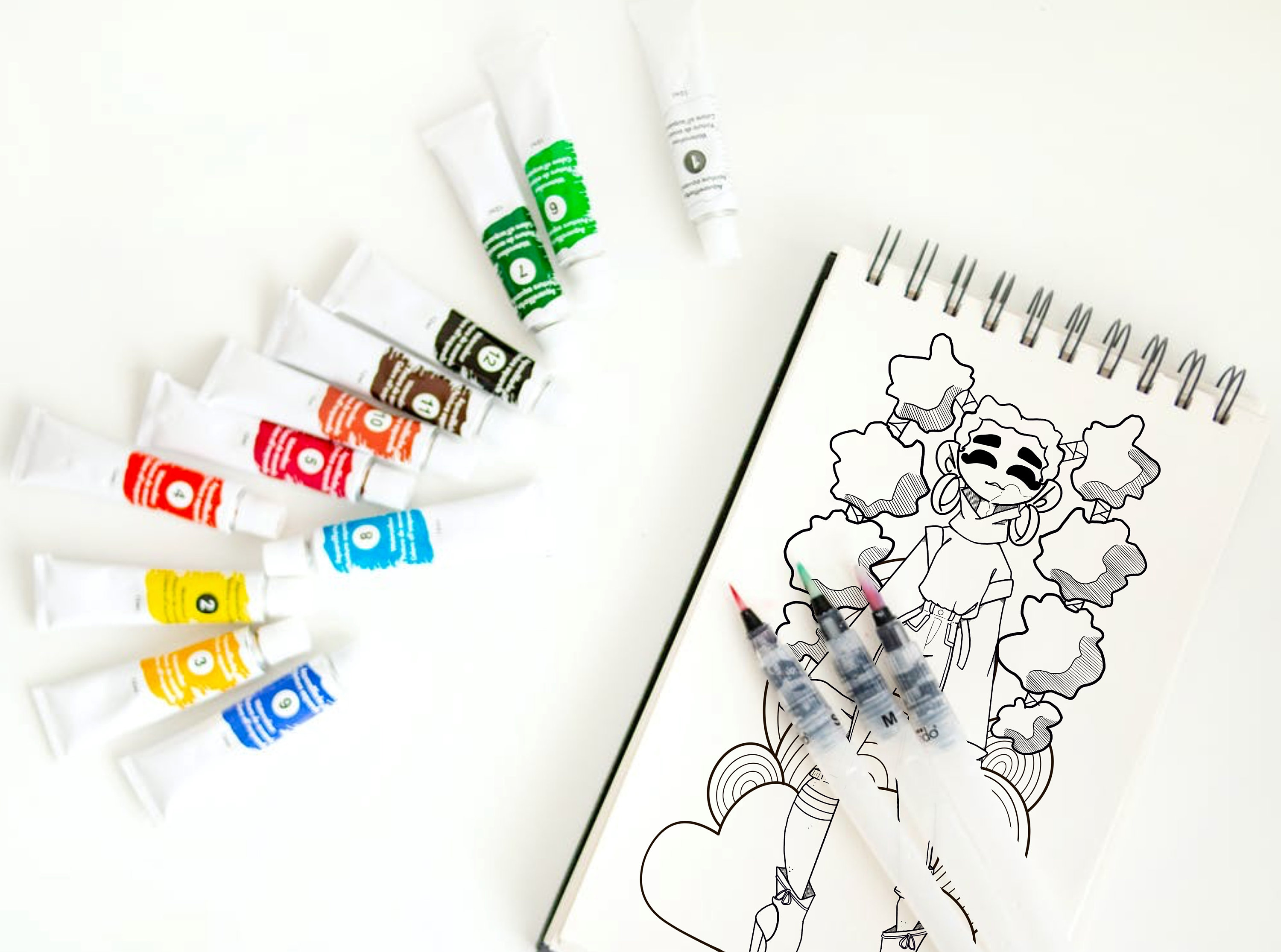 80s Fashion Coloring Pages (5) - Etsy